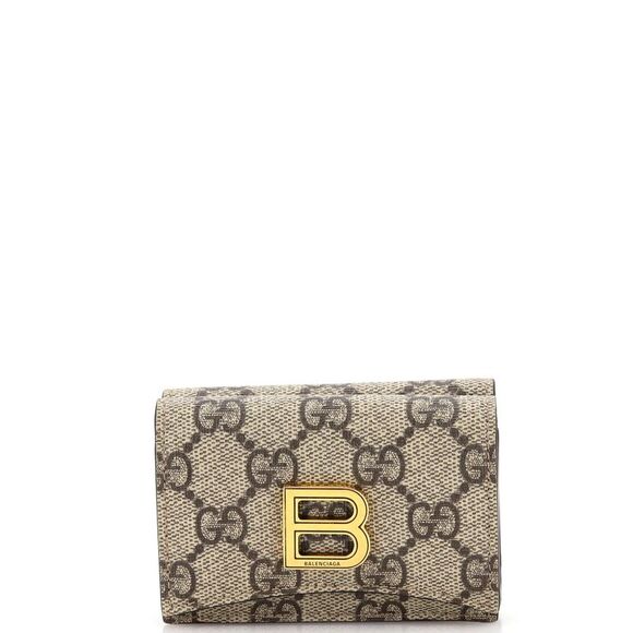 Gucci | Bags | Gucci X Balenciaga The Hacker Project Trifold Wallet Gg ...